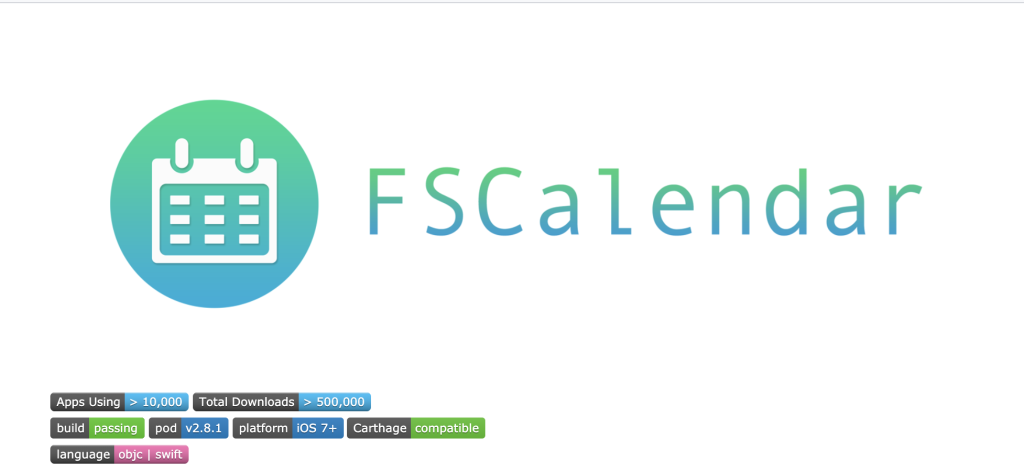 【swift】簡単にcalendarを表示させたい！！FSCalendarの使い方 – ChanLabo